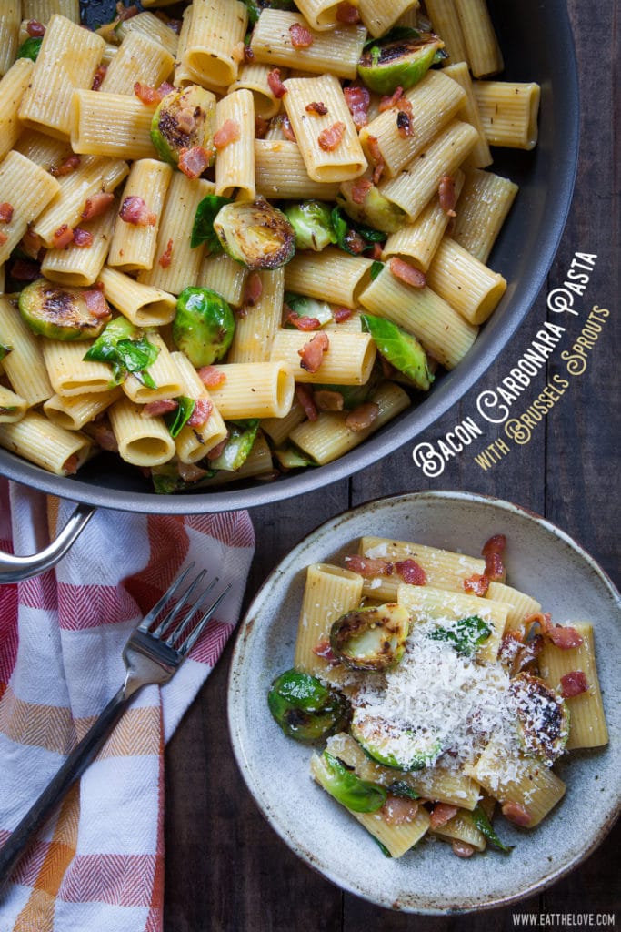 Pasta Carbonara Recipe | Bacon Pasta Carbonara | Eat the Love