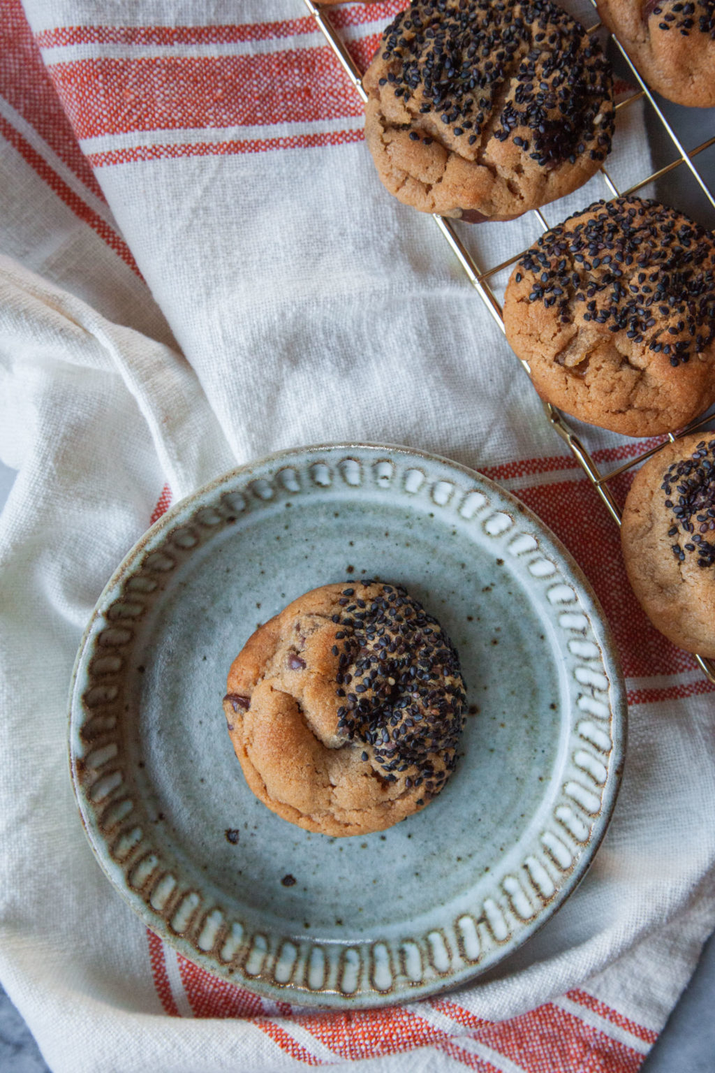 Miso Peanut Butter Chocolate Chip Cookies with Crystallized Ginger and ...