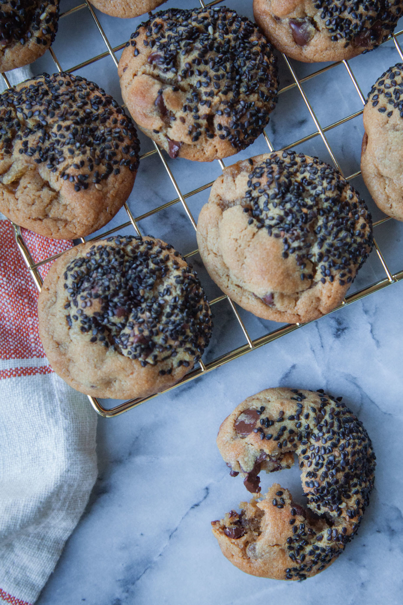 Miso Peanut Butter Chocolate Chip Cookies with Crystallized Ginger and ...