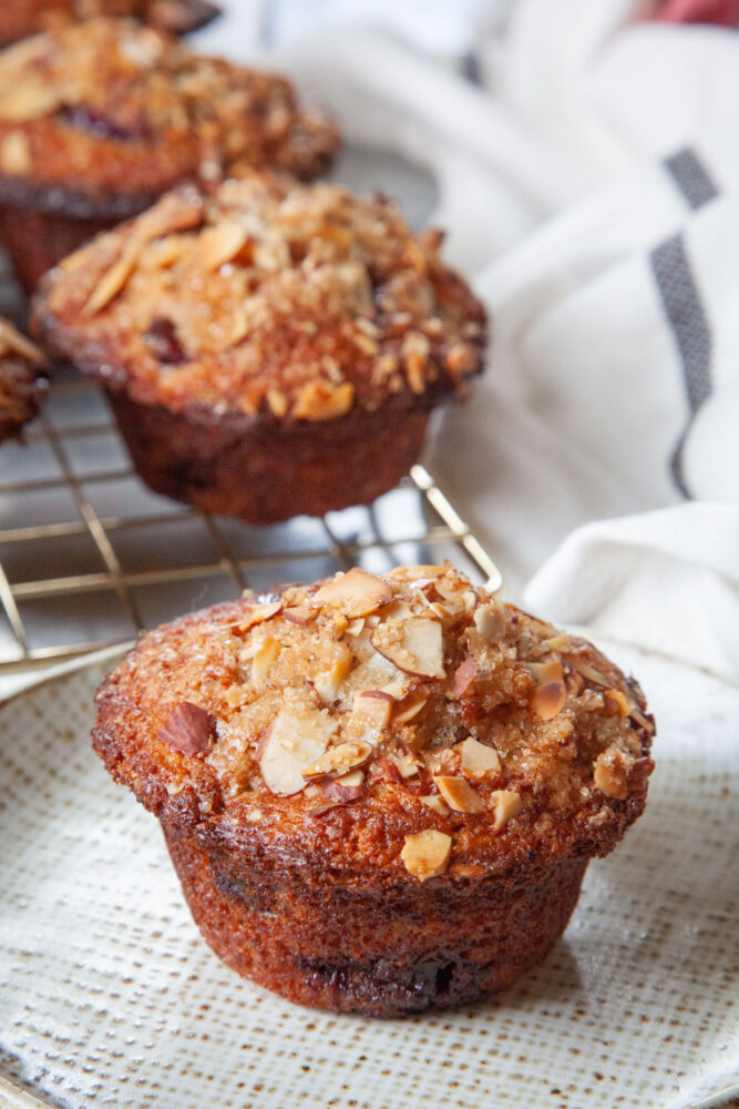 Cherry Almond Muffins Cherry Almond Muffins Recipe Eat The Love