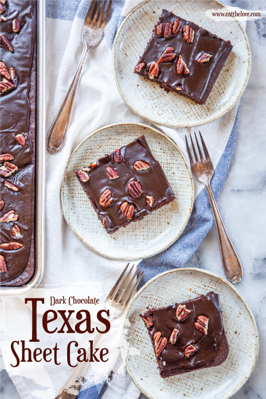 Chocolate Texas Sheet Cake | Texas Sheet Cake | Eat the Love