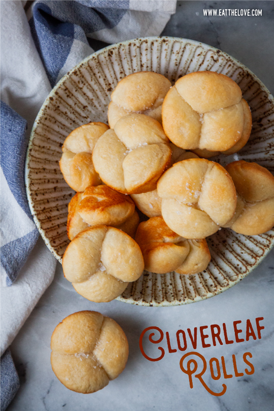 Cloverleaf Rolls | Made from Scratch Cloverleaf Rolls | Eat the Love